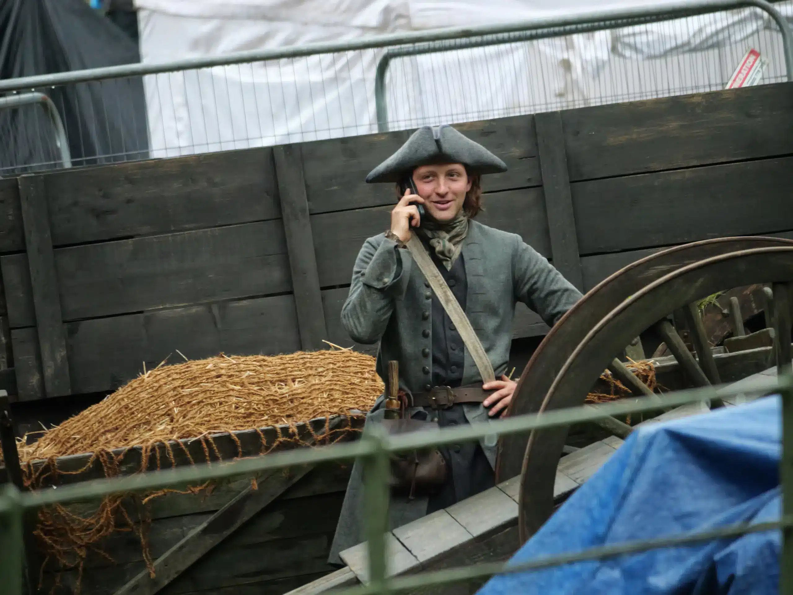Outlander Blood of my Blood filming Castle Leoch picture gallery